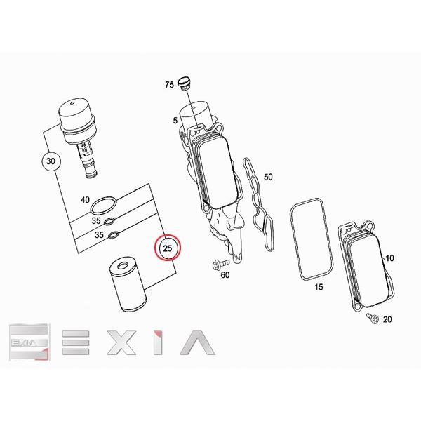 Mercedes-Benz ベンツ W124 W210 W211 エンジンオイルフィルター E400 E500 E240 E320 E430 ...