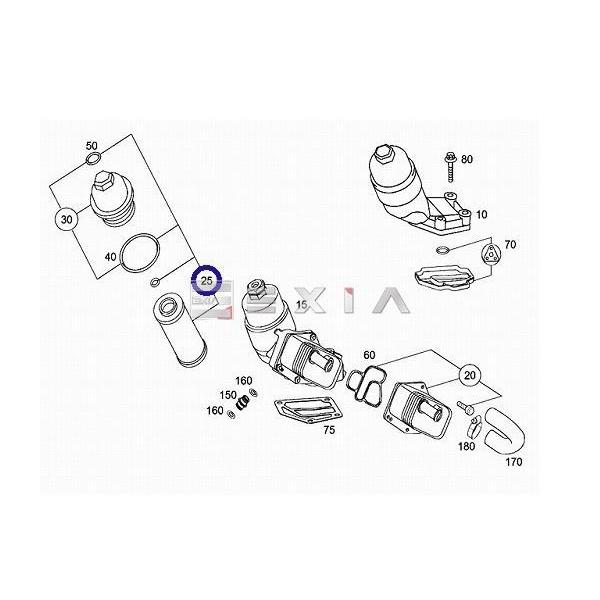 Mercedes-Benz（メルセデス・ベンツ） ベンツ W169 W245 オイルフィルター A170 A180 A200 B170 ...