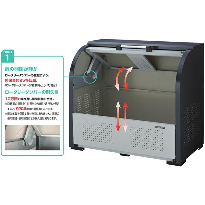 DAIKEN ダイケン クリーンストッカー スチールタイプ CKR-1607-2型 送料無料 ゴミ収集庫 ゴミ集積場 集合住宅 マンション アパート 店舗 工場 公 : エクシーズYahoo ...