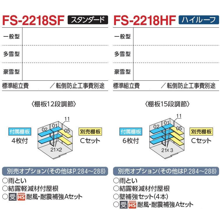 イナバ物置 イナバ物置 フォルタ FS-2218SF（スタンダード）/豪雪型）フランネルグレー（flannel gray）物置き 中型 屋外 収納庫 : エクシーズYahoo!店 - 通販 ...