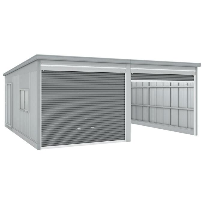 ガレーディア イナバガレージ ガレーディア 2台収納タイプ GRN-3662HL-2（ハイルーフ/一般型） : エクシーズYahoo!店 - 通販 - Yahoo!ショッピング