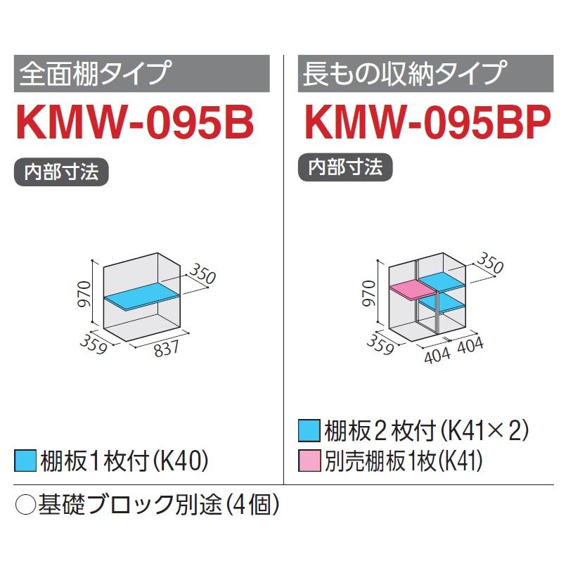 イナバ物置 イナバ物置 ナイソーシスター KMW-095B【全面棚タイプ】 物置き 小型 屋外 収納庫 : エクシーズYahoo!店 - 通販 - Yahoo!ショッピング