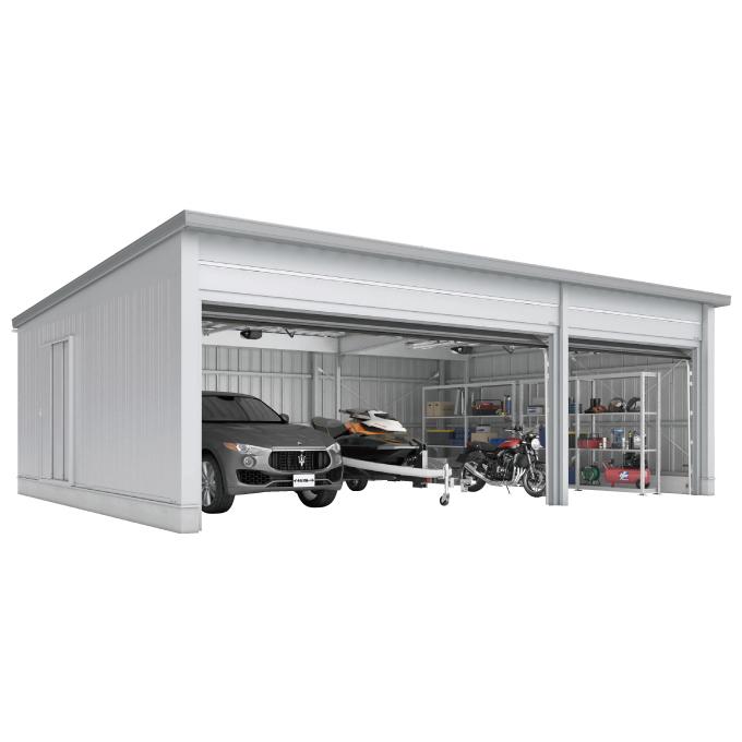 ガレーディア イナバ物置 タフレージ WG-D6036・66MP（オーバースライドタイプ/一般型/3台収納タイプ） : エクシーズYahoo!店 - 通販 - Yahoo!ショッピング