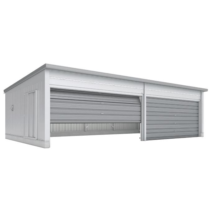 ガレーディア イナバ物置 タフレージ WG-D6060・58MP（オーバースライドタイプ/一般型/4台収納タイプ） : エクシーズYahoo ...