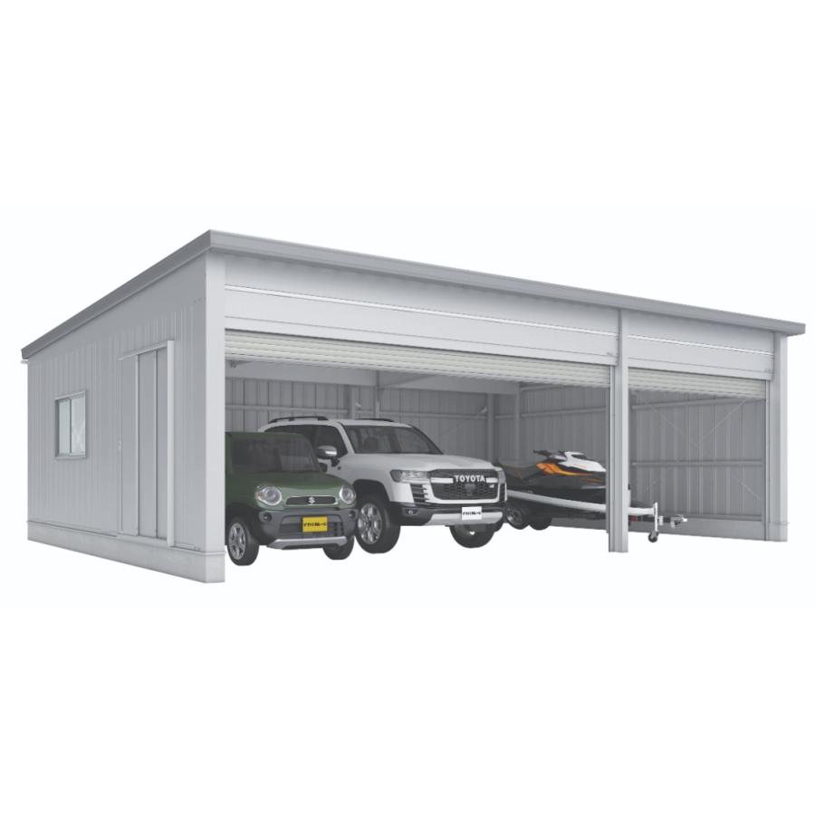 イナバ物置 タフレージ WG-S6036・66MU（シャッタータイプ/多雪型/3台収納タイプ） :inaba-wg-s6036-66mu-t ...