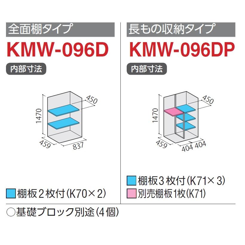 イナバ物置 イナバ物置 ナイソーシスター KMW-096D【全面棚タイプ】 物置き 小型 屋外 収納庫 : エクシーズYahoo!店 - 通販 - Yahoo!ショッピング