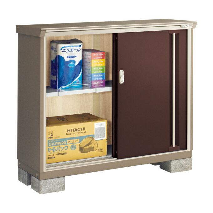 イナバ物置 イナバ物置 ナイソーシスター KMW-135B【全面棚タイプ】 物置き 小型 屋外 収納庫 : エクシーズYahoo!店 - 通販 - Yahoo!ショッピング