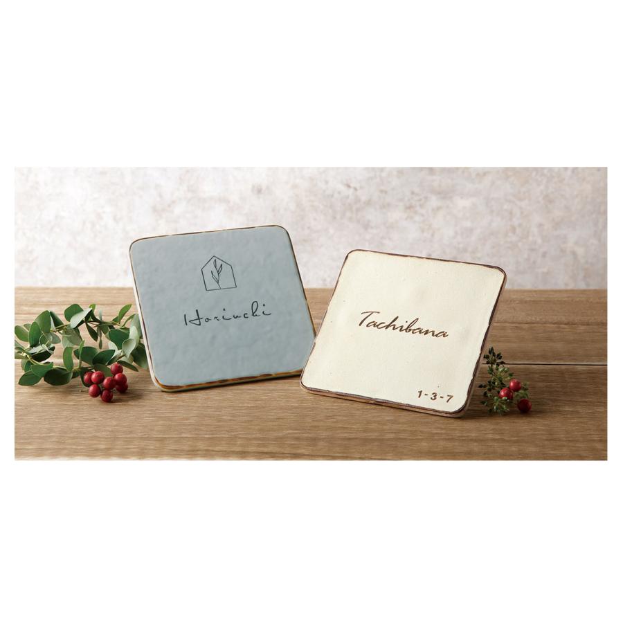 【陶磁器表札】VITA ヴィ−タ（アイボリー）VIT-1（福彫）フレンチスタイル : エクシーズYahoo!店 - 通販 - Yahoo!ショッピング