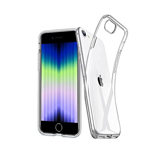 For iPhone SE3 第3世代 SE2 第2世代 用のケース iPhone8 iPhone7 4.7インチ 用のカバー クリア ソフト シリコンケース 薄型 柔らかい手 ...