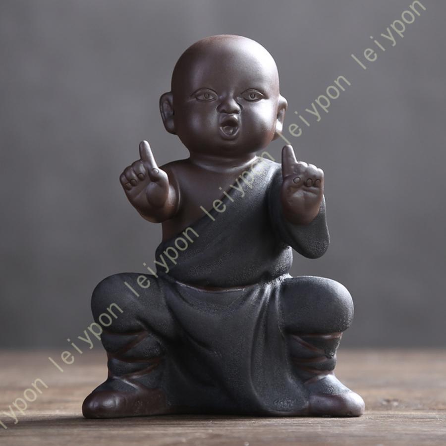 お坊さん 置物 2個 小さな僧侶 坊さん 車 装飾 僧侶置物像 かわいい 人形 置物 飾物 家用 車装飾 縁起物 ギフト 小さな仏モンク 小僧 ギフト インテリア置物 : l1s-401 ...