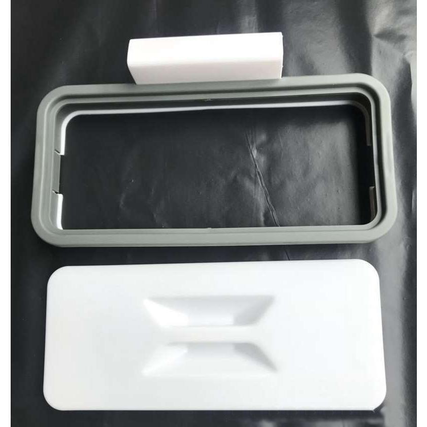 ゴミ袋ホルダー ダストボックス ゴミ箱 キッチン 台所 シンク ドア 扉 ごみ袋 コンパクト 蓋付き ぶら下げ フック 手提げビニール袋 : ll13-cf-271 : EXP SHOP ...