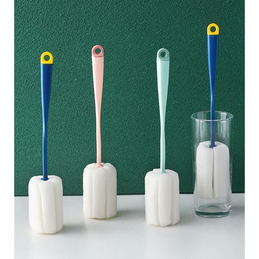 ボトルブラシ ブラシ 水筒ブラシ コップブラシ グラスブラシ ロング コップ洗い キッチン用品 日用品雑貨 台所用品 哺乳瓶洗い タンブラー スポンジ : ll13-cf-3 : EXP ...