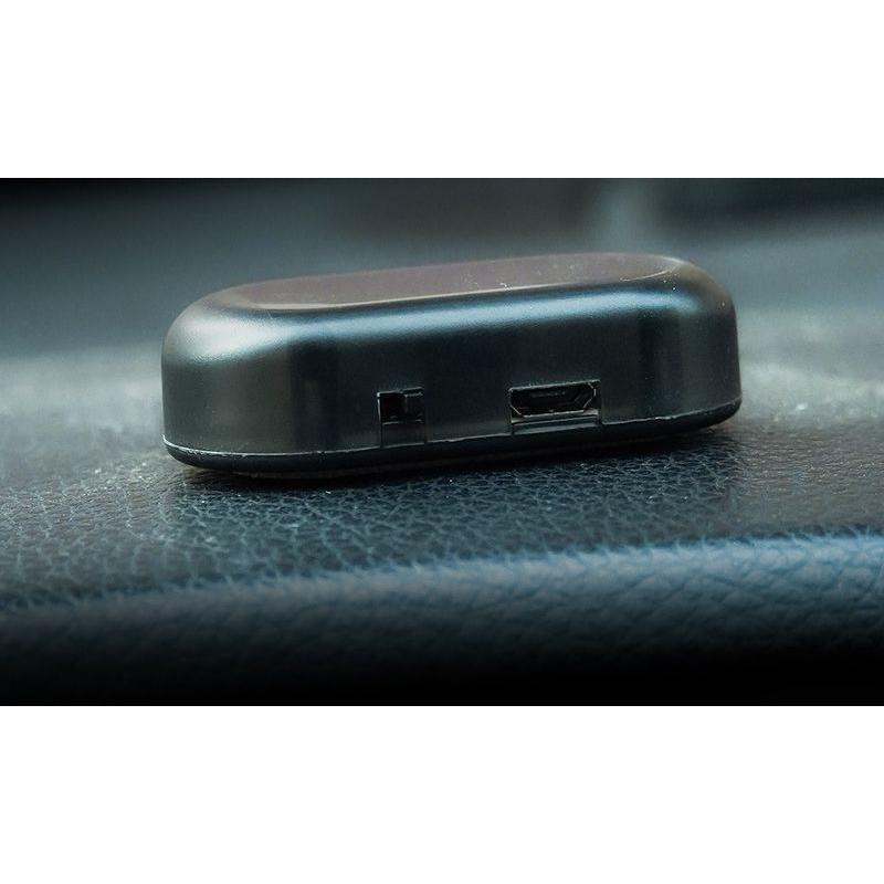 ダミーセキュリティ ダミーライト 防犯ライト 車用 LED 太陽光充電 ソーラー USB充電 MicroUSB リチウム 盗難防止 車載 光る カーセ :ll13-cy-184:EXP ...