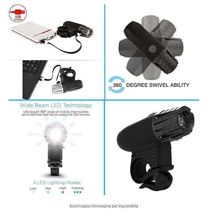 ヘッドライト LEDライト 自転車 ロードバイク マウンテンバイク アクセサリ USB充電式 夜間 防水 レジャー ライディング 明るい 通勤 通学 : ll13-cy-1886 : EXP ...