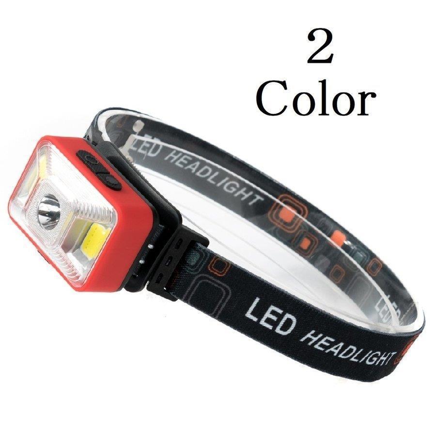 ヘッドライト LED 充電式 USB ベルト付き 自転車 テールライト 夜間 登山 釣り アウトドア 明るい レッド ブルー リチウム : ll13-dy-515 : EXP SHOP ...