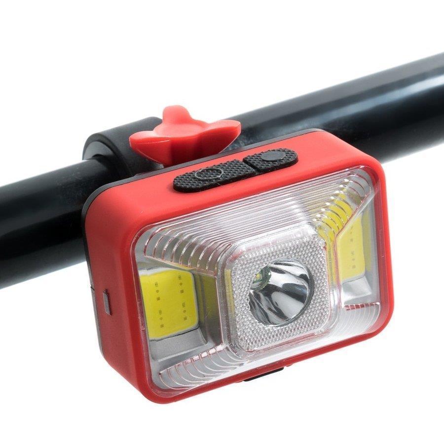 ヘッドライト LED 充電式 USB ベルト付き 自転車 テールライト 夜間 登山 釣り アウトドア 明るい レッド ブルー リチウム :ll13-dy-515:EXP SHOP - 通販 ...