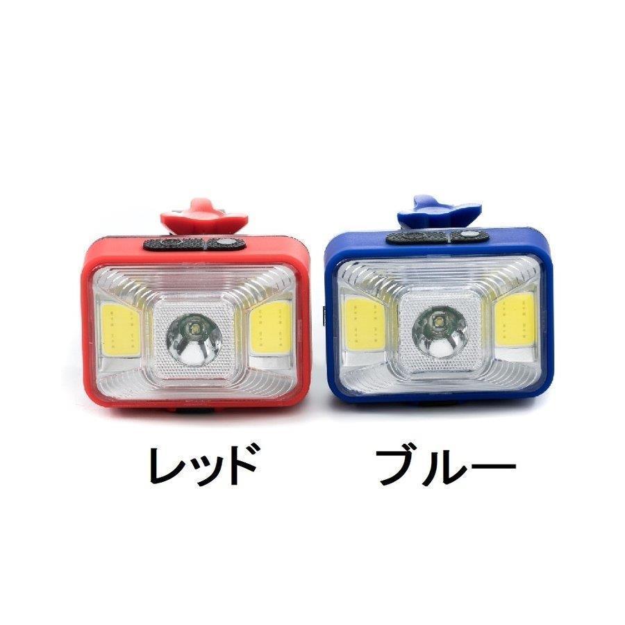 ヘッドライト LED 充電式 USB ベルト付き 自転車 テールライト 夜間 登山 釣り アウトドア 明るい レッド ブルー リチウム : ll13-dy-515 : EXP SHOP ...