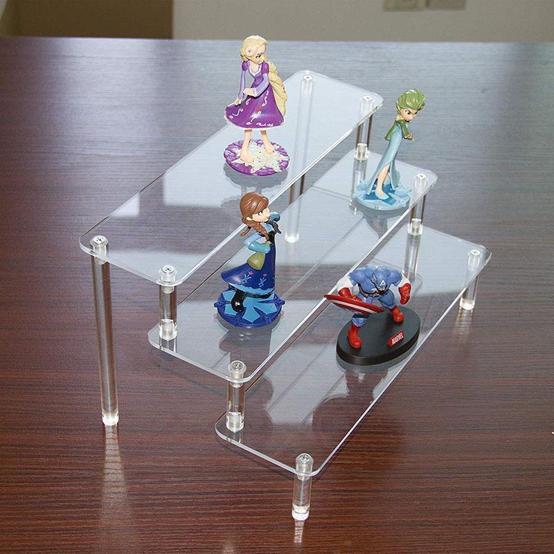 ディスプレイスタンド フィギュアスタンド ステージ 展示台 ラック 棚 3段 階段 アクリル クリア 透明 コレクション展示 収納 : ll13-sb-360 : EXP SHOP - 通販 ...