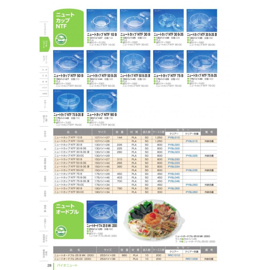 ニュートカップ NTF 30 B クリアー 本体のみ #PYBL020 800個入 ケース販売 大型商品 取り寄せ品 リスパック : エクスパッケージYahoo!ショップ - 通販 ...