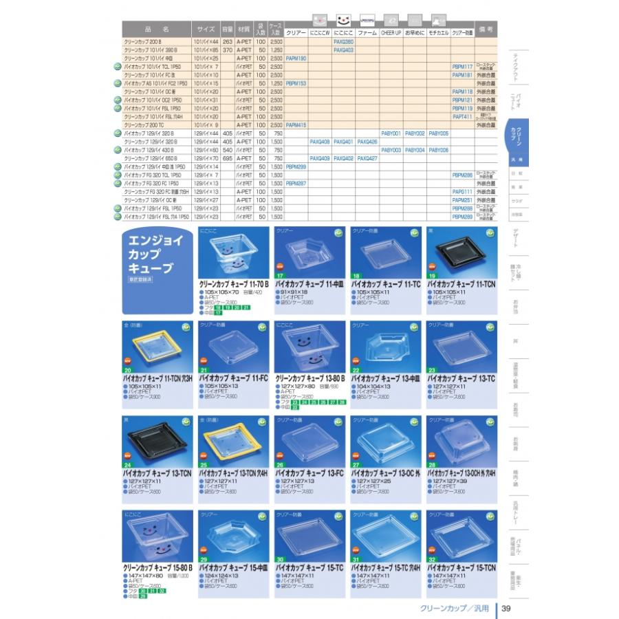 バイオカップ 129パイ FSL 1P50 クリアー防曇 ロースタック 外嵌合蓋 フタのみ #PBPM288 1500個入 ケース販売 大型商品 取り :702007-100414:エクス ...