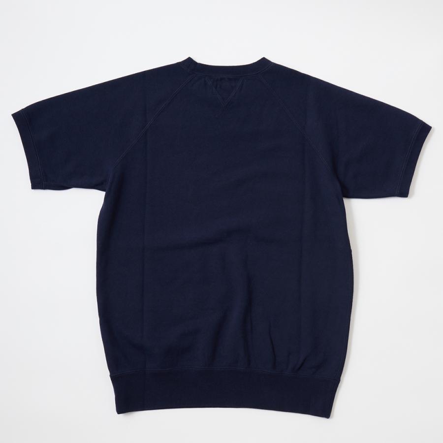 手描き桜を吹くイカ スウェットトレーナー 碧 あお 手書き 烏賊 さくら