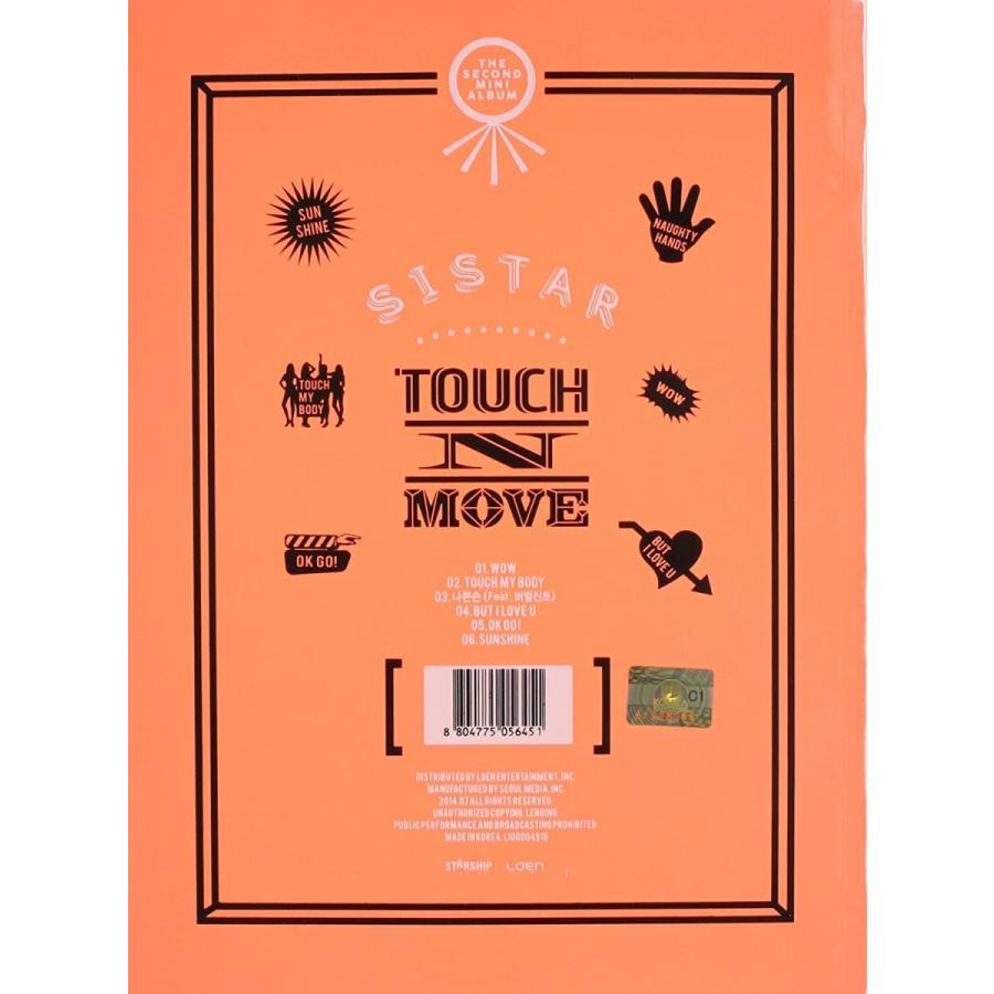 SISTAR - Touch & Move : 2nd Mini Album CD 韓国盤 : 8804775056451 : MUSIC ...