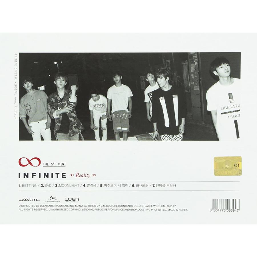 INFINITE - Reality : 5th Mini Album CD 韓国盤 公式 アルバム : MUSIC BANK ヤフー店 - 通販 - Yahoo!ショッピング