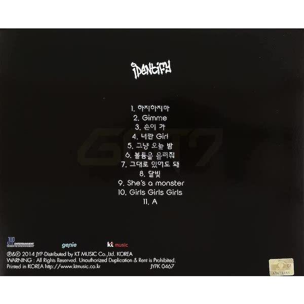 GOT7 - Identify : Vol.1 Original Version CD 韓国盤 公式 アルバム : MUSIC BANK ヤフー店 - 通販 - Yahoo!ショッピング