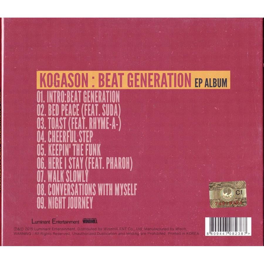 Kogason - Beat Generation EP Vol.1 CD 韓国盤 : MUSIC BANK ヤフー店 - 通販 ...