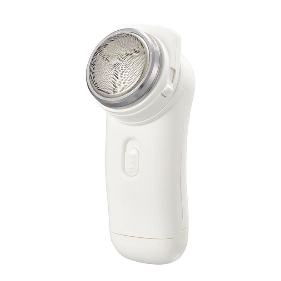 OHM 回転式ポケットシェーバー 電池式｜HB-SB11R-W 00-5897 オーム電機 : エクサイト・セキュリティ Yahoo!店 - 通販 - Yahoo!ショッピング