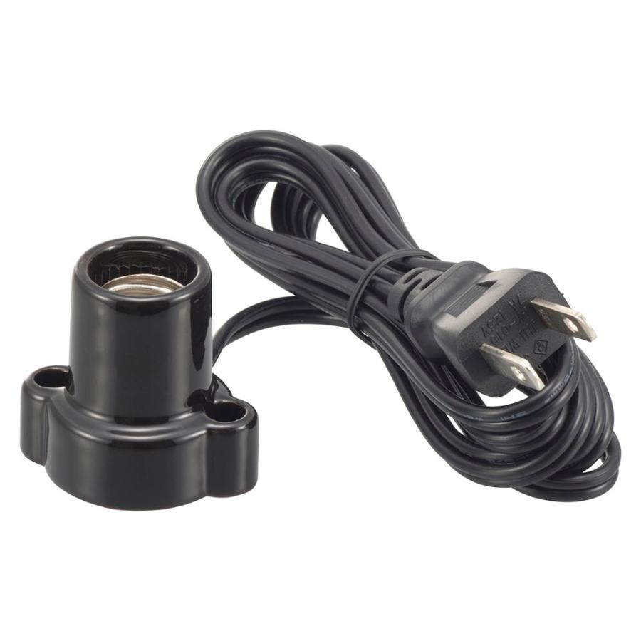 OHM 磁器レセップ E17 1.5mコード ブラック｜HS-L1715ZR-K 00-7080 オーム電機 : エクサイト・セキュリティ Yahoo!店 - 通販 - Yahoo!ショッピング