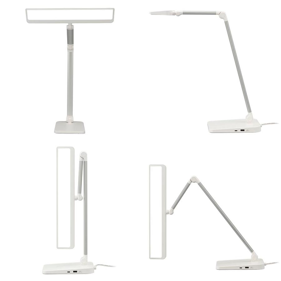 OHM LEDデスクライト ホワイト｜ODS-LDR3KW 06-2159 オーム電機 : エクサイト・セキュリティ Yahoo!店 - 通販 - Yahoo!ショッピング