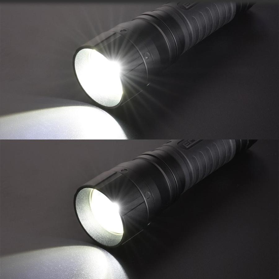 LEDズームライト ラバーグリップ ECLAT 530ルーメン｜LHA-Z50A7 08-0936 オーム電機 : 08-0936 : エクサイト・セキュリティ Yahoo!店 - 通販 ...