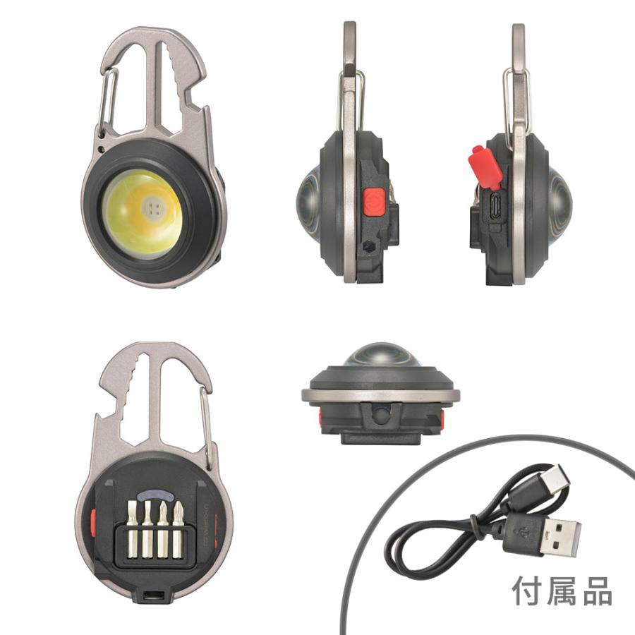 OHM コンパクトツールライト 丸形 910ルーメン USB充電式｜LH-CC91A5 08-1518 オーム電機 : エクサイト・セキュリティ Yahoo!店 - 通販 - Yahoo!ショッピング
