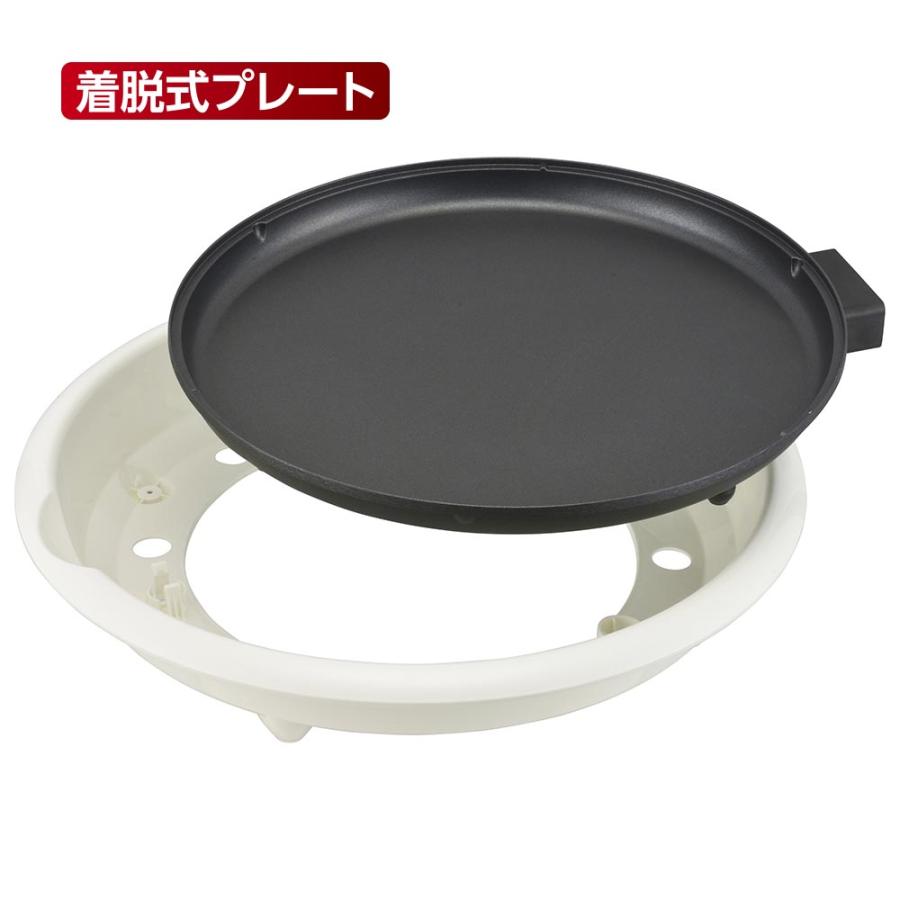 ホットプレート フッ素加工 ホワイト｜COK-YM130A-W 08-3292 オーム電機 :08-3292:エクサイトセキュリティ - 通販 - Yahoo!ショッピング