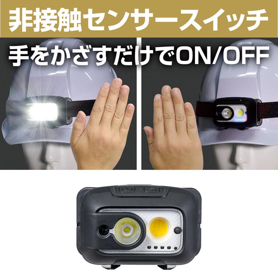 LEDヘッドライト 最大230ルーメン 単四電池式 防沫形（IPX4） DOP-HD710T_ELPA（エルパ・朝日電器） : dop-hd710t : エクサイト・セキュリティ Yahoo ...