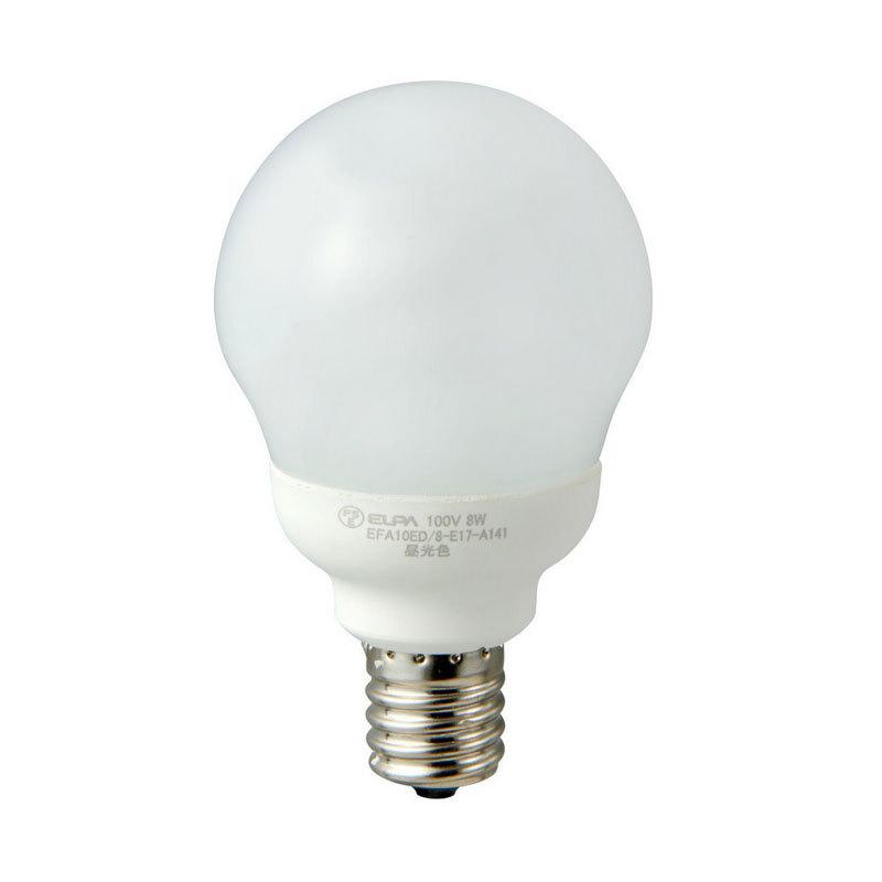ELPA EFA10ED/8-E17-A141_電球形蛍光灯 40W形 E17 昼光色_ELPA（エルパ・朝日電器） : エクサイト・セキュリティ Yahoo!店 - 通販 - Yahoo ...