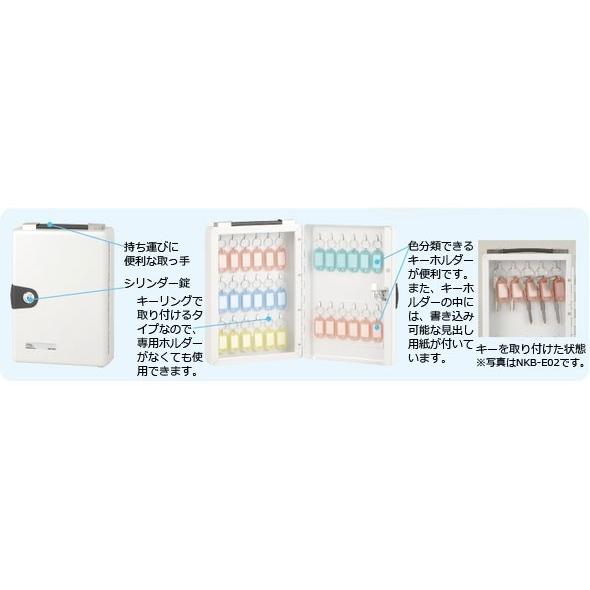 キーボックス 30個収容 | NKB-E03 ナカバヤシ : エクサイト・セキュリティ Yahoo!店 - 通販 - Yahoo!ショッピング