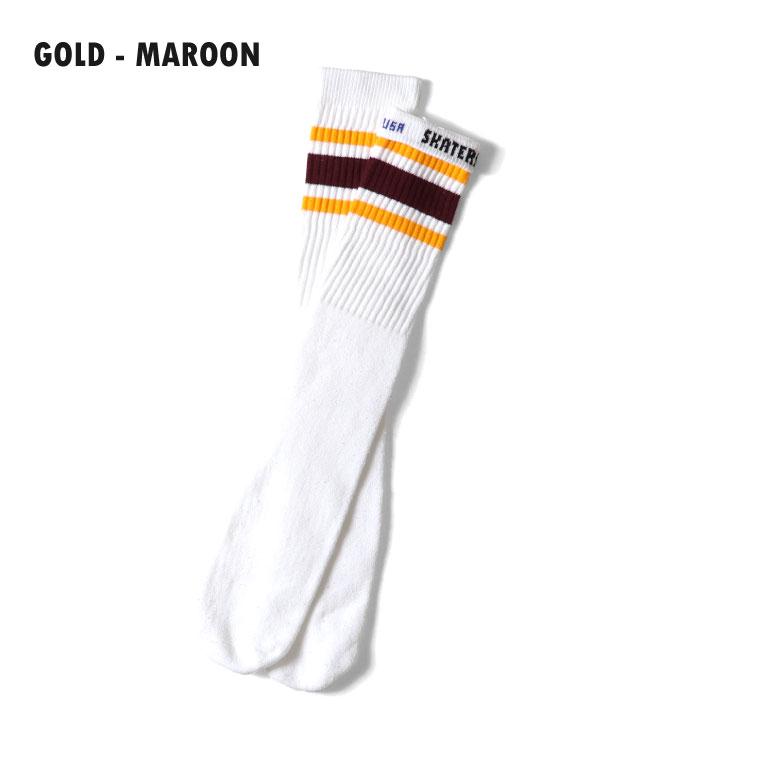 SKATER SOCKS / スケーターソックス SKATER19 19 inch MID-CALF STRIPE TUBE SOCKS ...