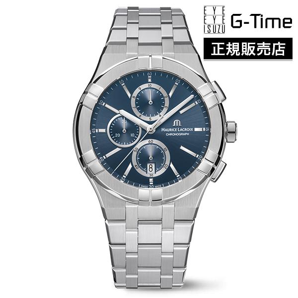 モーリス・ラクロア MAURICE LACROIX モーリスラクロア AIKON QUARTZ CHRONOGRAPH アイコン クォーツ クロノグラフ AI1118-SS002-430-1 ...