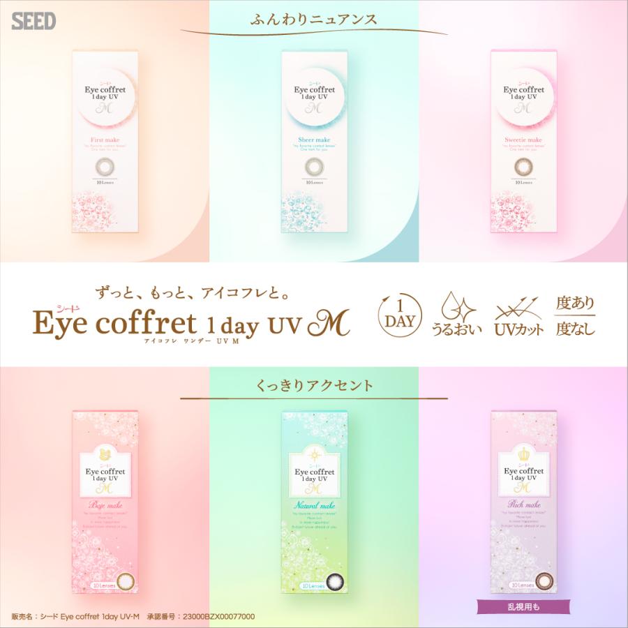 シード アイコフレワンデーUV M 30枚 8箱 同梱不可 /カラコン/1日使い捨て/アイコフレ/ワンデー/eye coffret :SD-EC30-8:コンタクトレンズのアイメディック ...