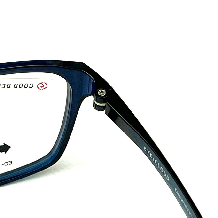 大きいサイズ 度付きレンズセット EC-1114 col.2 59mm EYEs CLOUD アイ