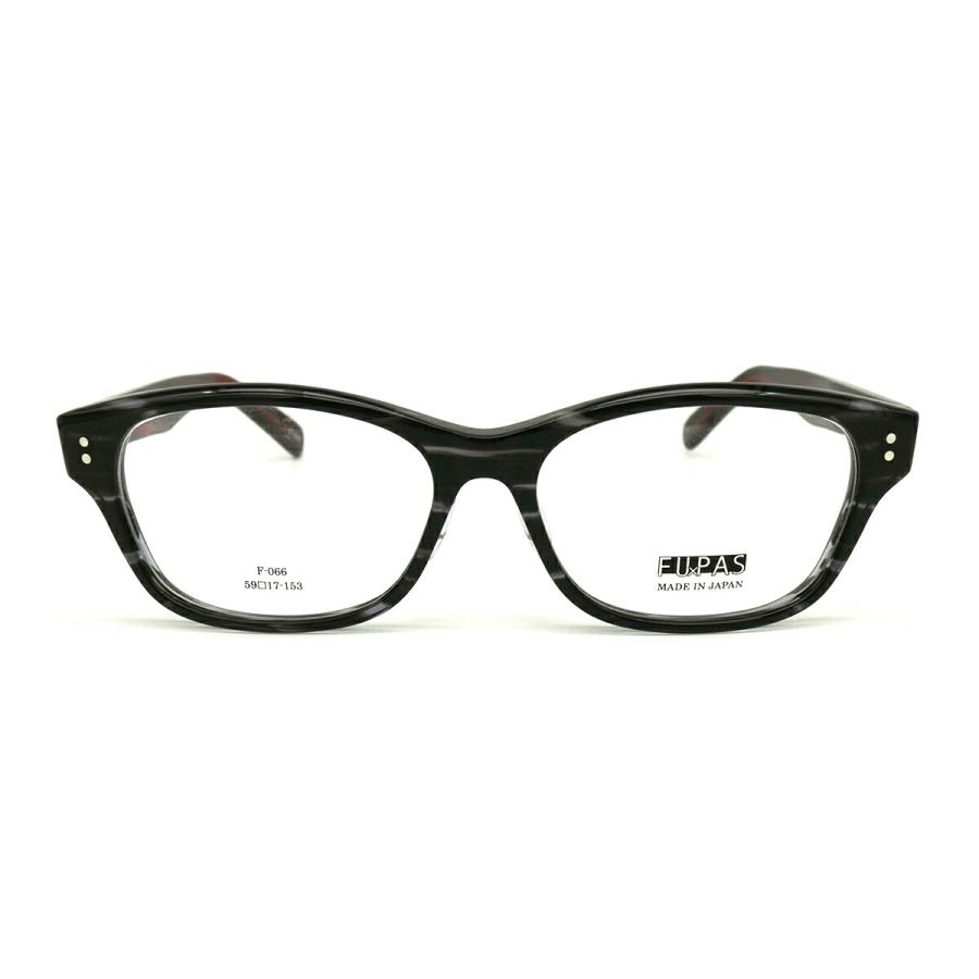 大きいサイズ メガネ F-066 col.6 59mm フーパス FU×PAS BIGサイズ 国産 鯖江 日本製 フレーム : f066-6 ...