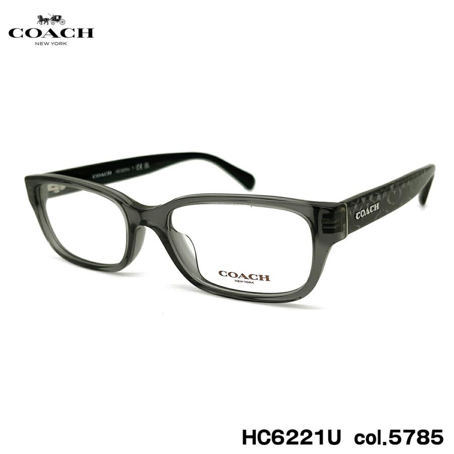 COACH（コーチ） メガネ HC6221U col.5785 52mm COACH ユニバーサルフィット フレーム 国内正規品 : グラシズ ...