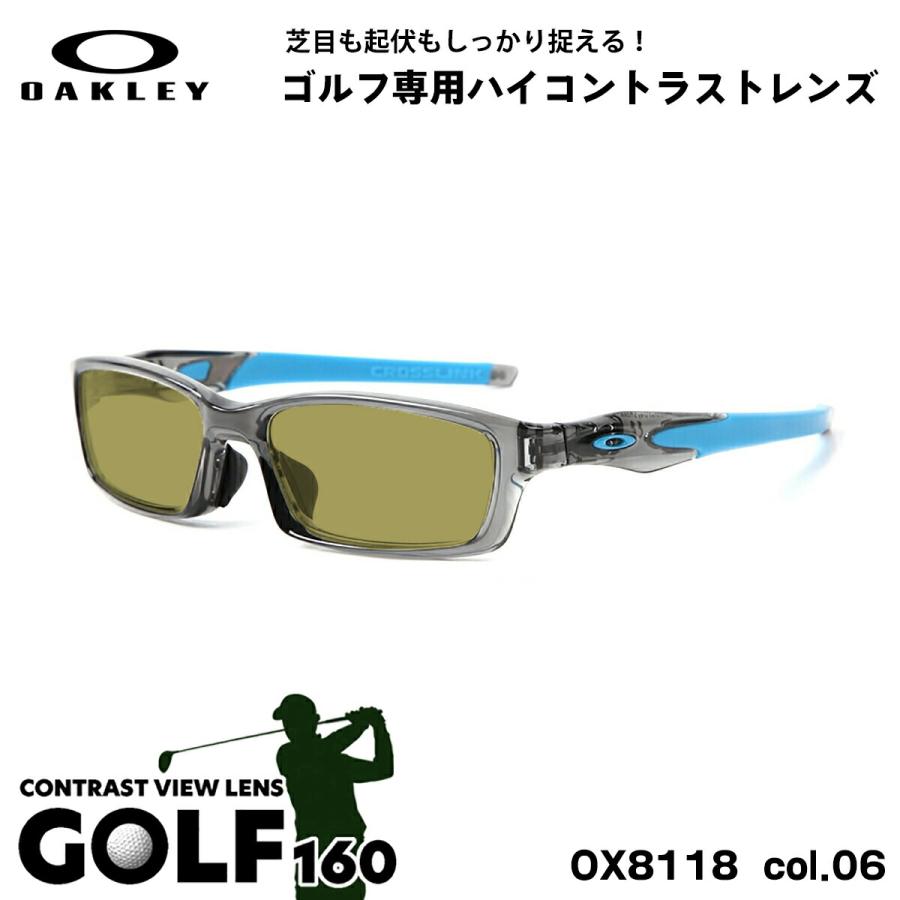 オークリー サングラス ゴルフ OX8118 06 56mm OAKLEY CROSSLINK (A) クロスリンク ローブリッジフィット ...