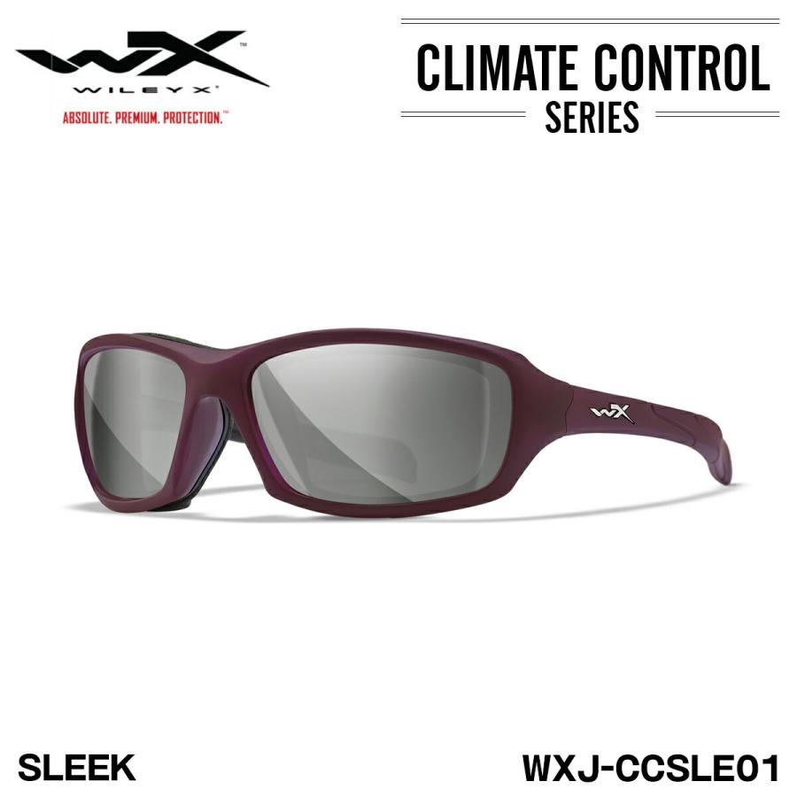 ワイリーエックス スリーク サングラス WXJ-CCSLE01 WILEY X WX SLEEK マットバイオレット シルバーフラッシュ ...
