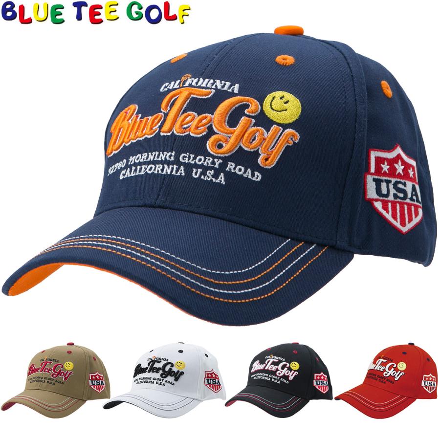 BLUE TEE GOLF ブルーティーゴルフ 正規品 コットンキャップ 「 スマイル CP-001 」 : EZAKI NET GOLF ...