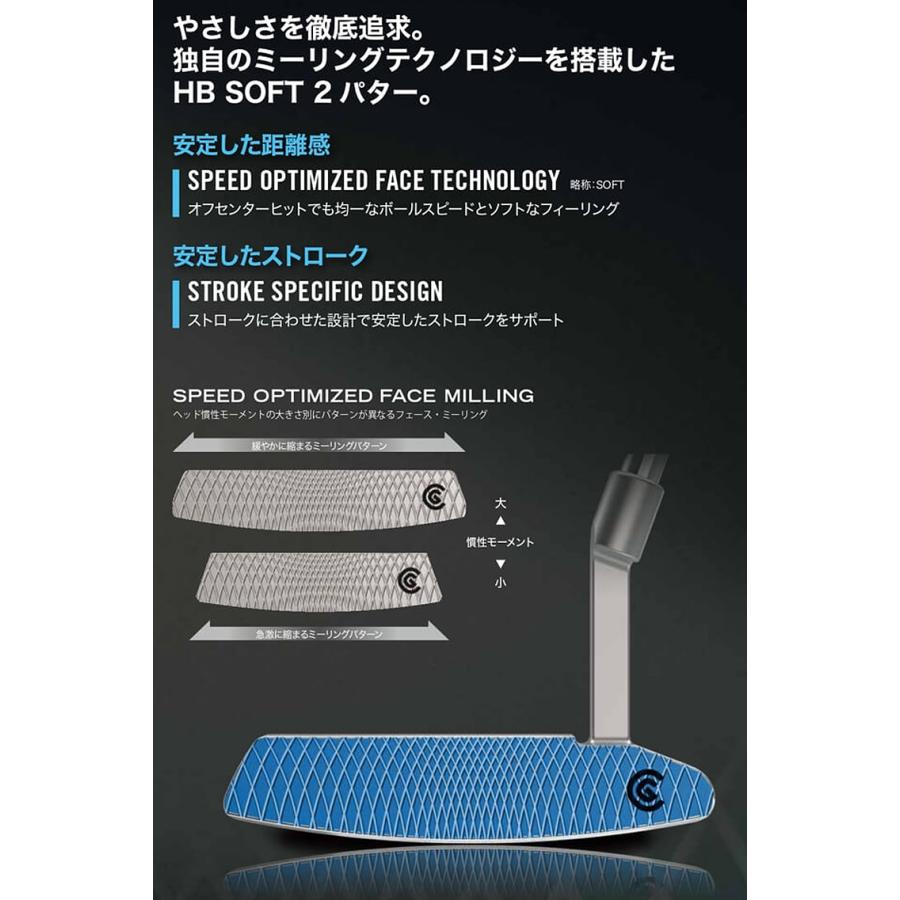 Cleveland クリーブランド日本正規品 HB SOFT2 パター 2024モデル 「 PHBSOFT2 」 : cl-pt-hbsf2 ...