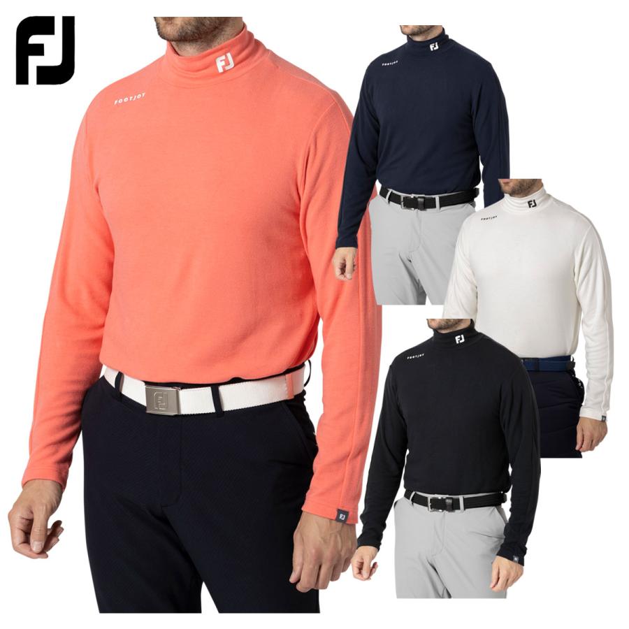 FootJoy フットジョイ FOOTJOY ゴルフウエア メンズ 長袖モックネックシャツ 「 FJ-F24-S08 」 起毛 保温 ストレッチ 秋冬ウエア 【当店在庫品】 : EZAKI ...
