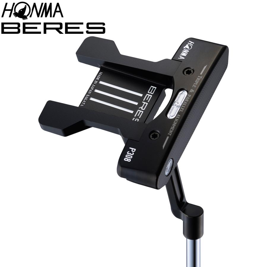 HONMA GOLF（本間ゴルフ） ホンマ 日本正規品 BERES P308 PUTTER ベレス パター 黒IP仕上げ オリジナルスチールシャフト : EZAKI NET GOLF - 通販 ...